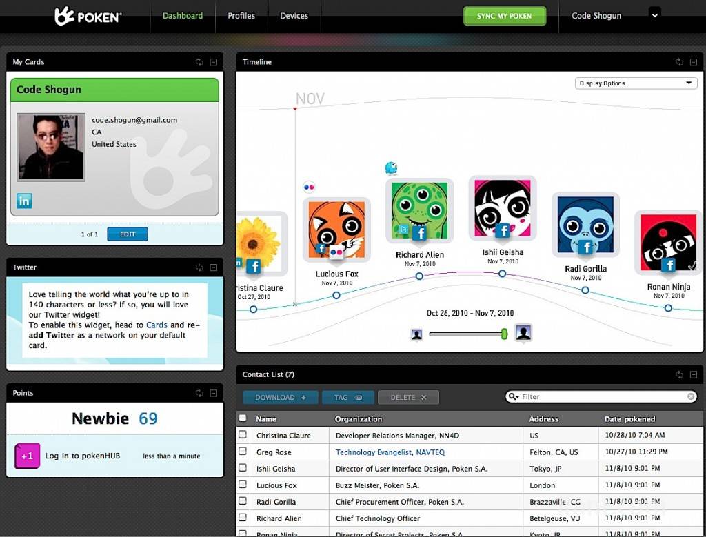 Poken: 社交化电子名片 | 爱范儿