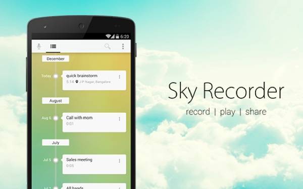 清纯优雅录音机 – Skyro Voice Recorder #Android | 爱范儿