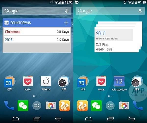 盼星星盼月亮，盼着那天来 – Holo Countdown #Android | 爱范儿