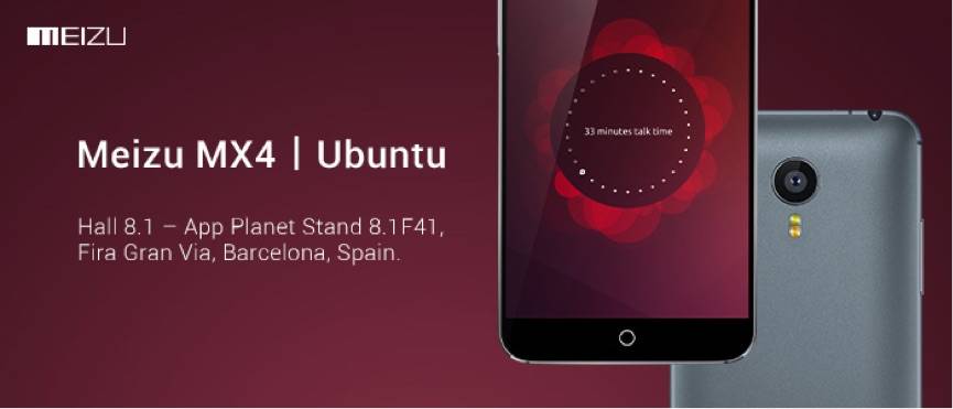 搭载 Ubuntu 操作系统的魅族 MX4 将在 MWC 2015 展出 | 爱范儿