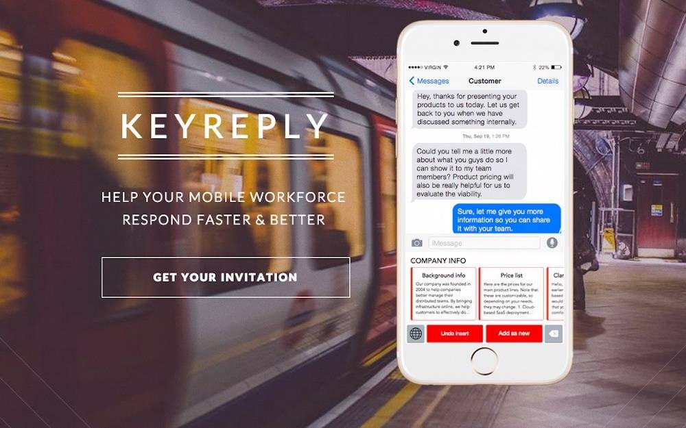一个输入法就可以提高团队生产力？- KeyReply #iOS | 爱范儿