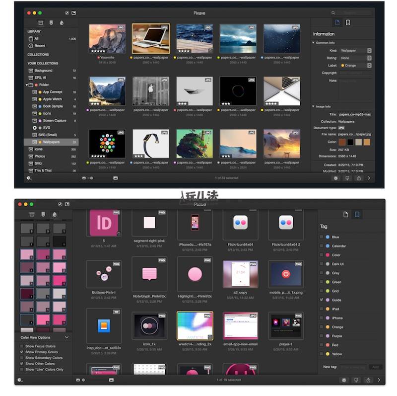 Pixave：继往开来，全功能图片管理工具 | 领客专栏·Mac 玩儿法 | 爱范儿