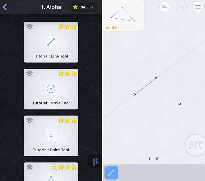 [限免] Euclidea:格调超高的几何游戏，别人都看不懂我在玩什么 #iOS #Android | 爱范儿