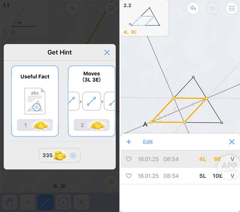 [限免] Euclidea:格调超高的几何游戏，别人都看不懂我在玩什么 #iOS #Android | 爱范儿