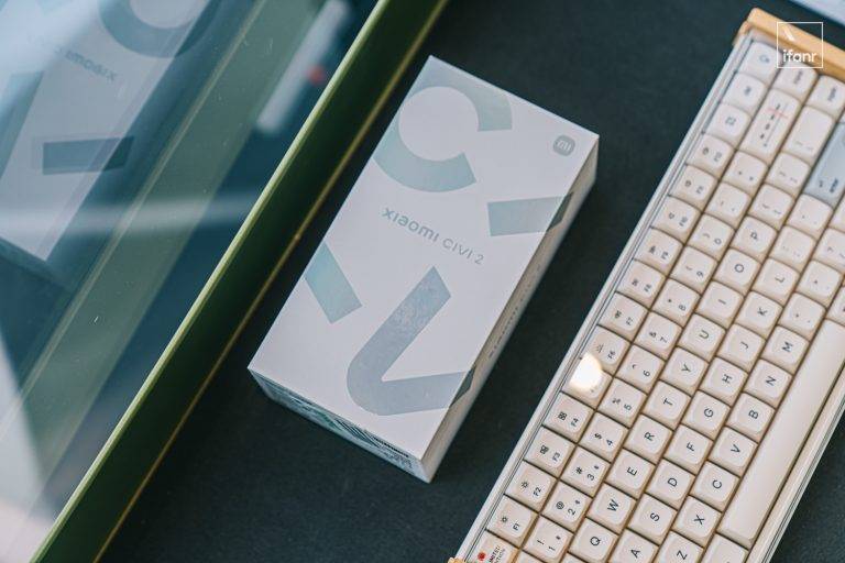 小米 Civi 2 图赏：双 3200 万像素前置「灵动岛」双摄，还有百褶裙后盖 | 爱范儿