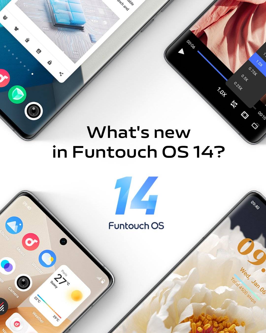 Funtouch OS 14 在海外正式发布，国内的 vivo 用户终于跑在了前面 | 爱范儿
